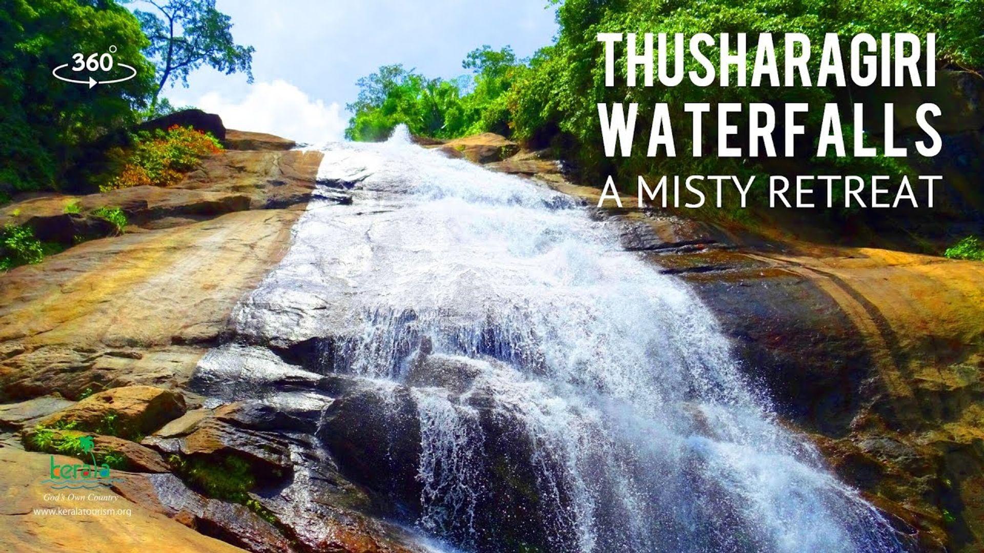 Thusharagiri Waterfalls - a spot known for its trekking trails in Kozhikode