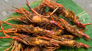 Recipe of Prawns Pollichathu, Scampi, Konchu, Non vegetarian side dish ...