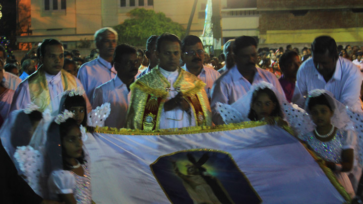 Vettukadu Feast, feast at Madre-de-Deus Church at Vettukad ...