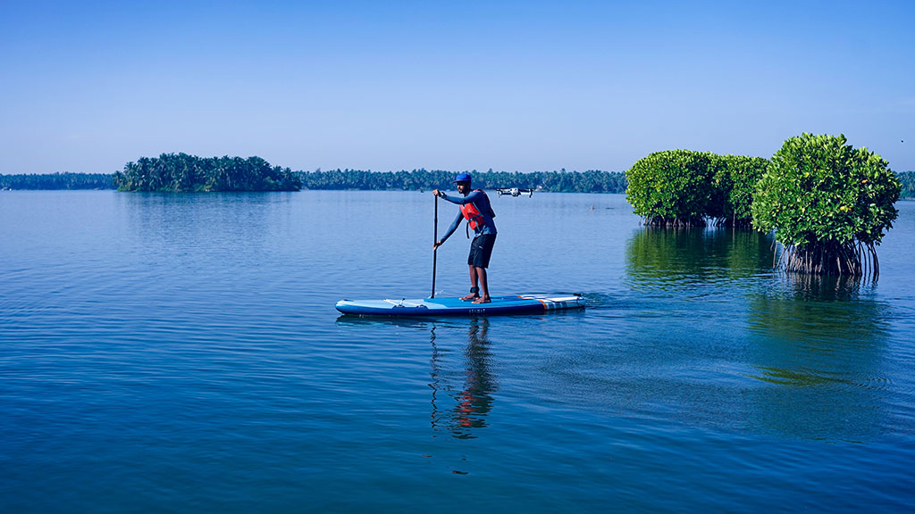 Standup Paddling | Kavvayi Backwaters | Photo Gallery | Kerala Tourism