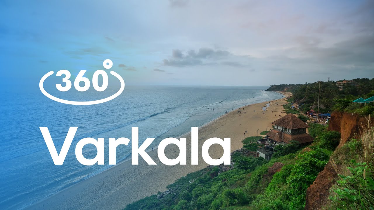 A journey from cliffs to cafes | Varkala | 360° Video