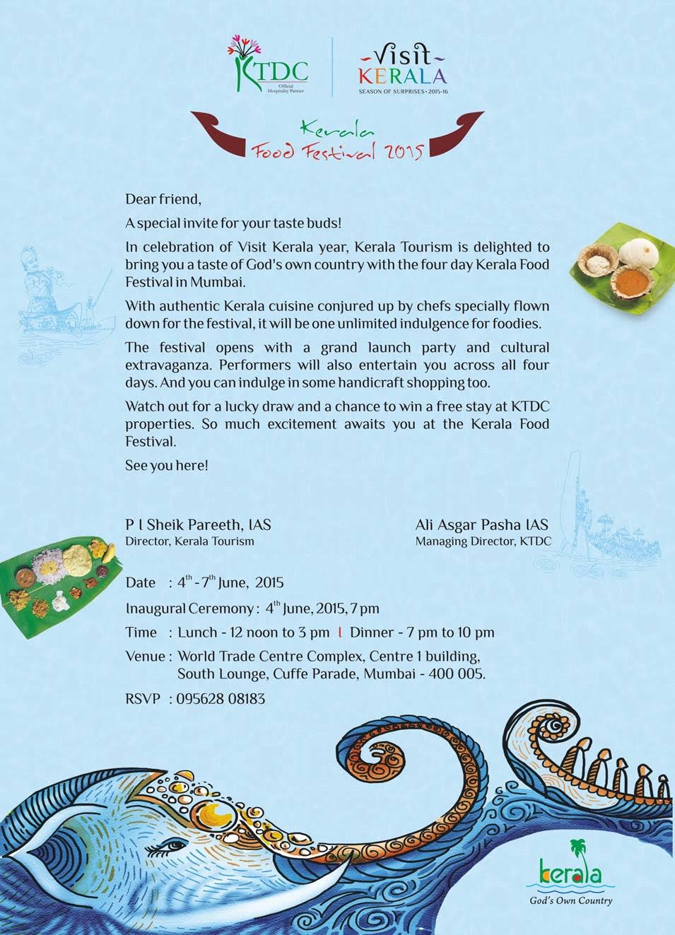 Taste of God's Own Country - Kerala Food Festival at Mumbai